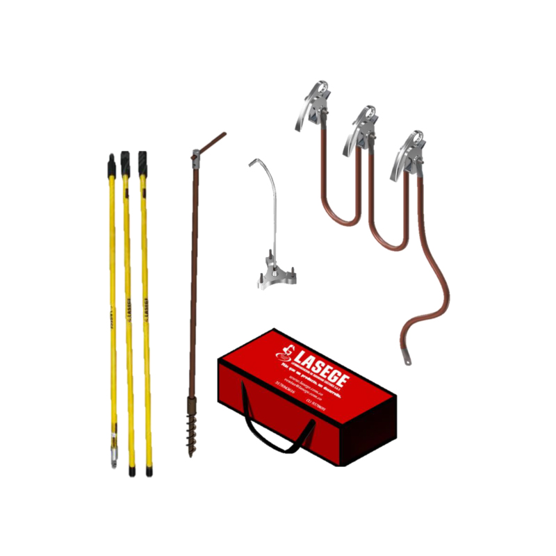 Sistema puesta a tierra temporal media tensión pinza automática 8ka ...